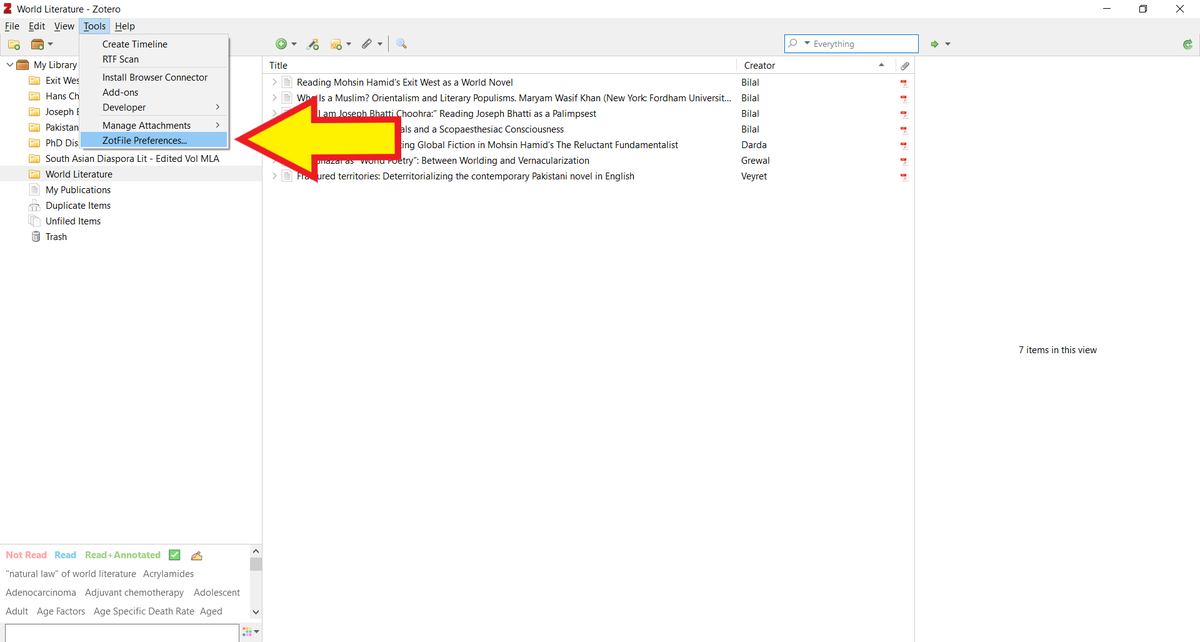 How to rename PDFs to better organize your Zotero library: - Thread from Mushtaq Bilal, PhD ...