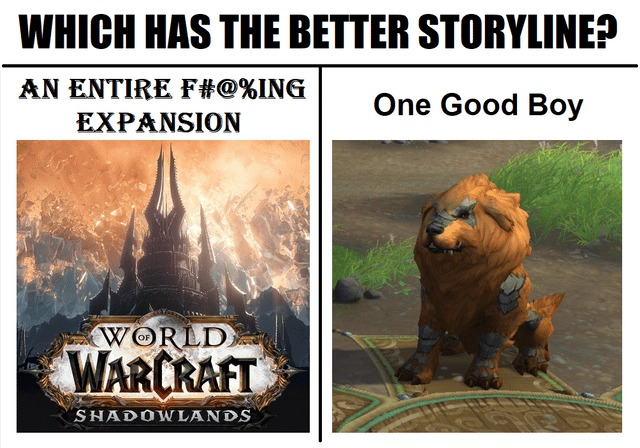 Warcraft Memes on Twitter: "Good Doggo - @VynRuki #warcraft #worldofwarcraft #warcraftmemes # ...