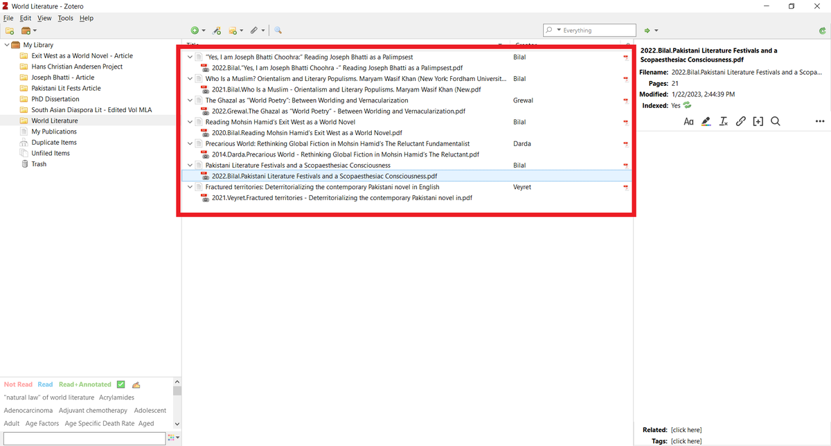How to rename PDFs to better organize your Zotero library: - Thread from Mushtaq Bilal, PhD ...