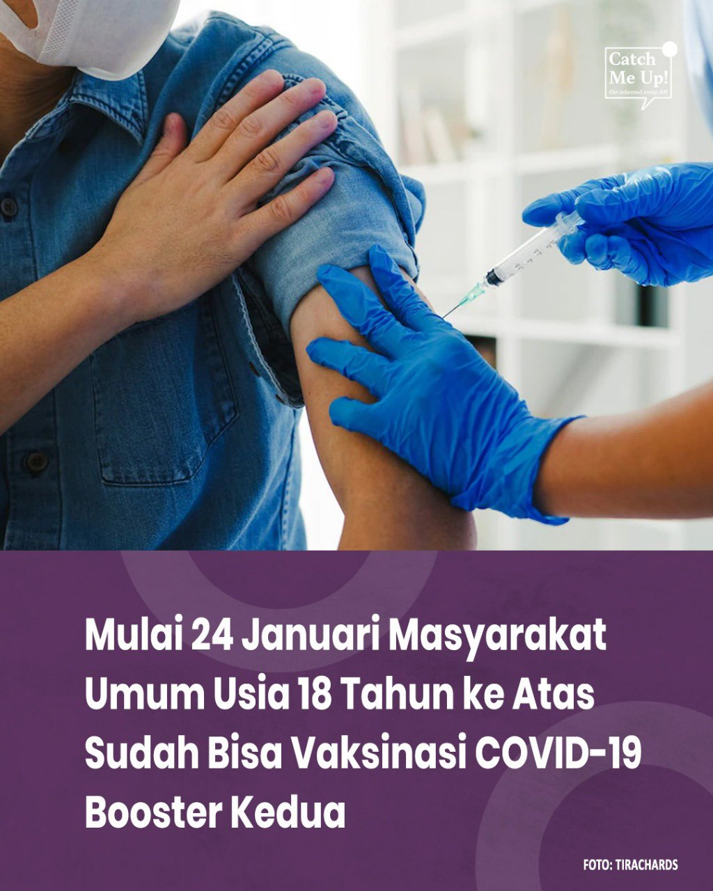 Catch Me Up! on Twitter: "Mulai 24 Januari 2023, vaksin booster kedua sudah bisa diakses oleh ...