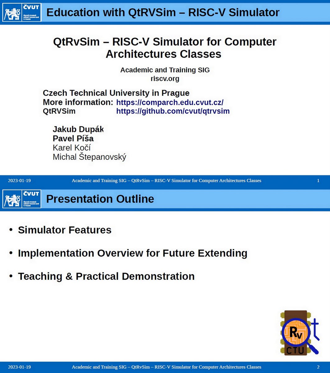 OGAWA, Tadashi on Twitter: "=> "QtRvSim - #RISCV Simulator with Cache and Pipeline Visualization ...