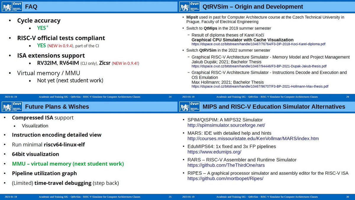 OGAWA, Tadashi on Twitter: "=> "QtRvSim - #RISCV Simulator with Cache and Pipeline Visualization ...