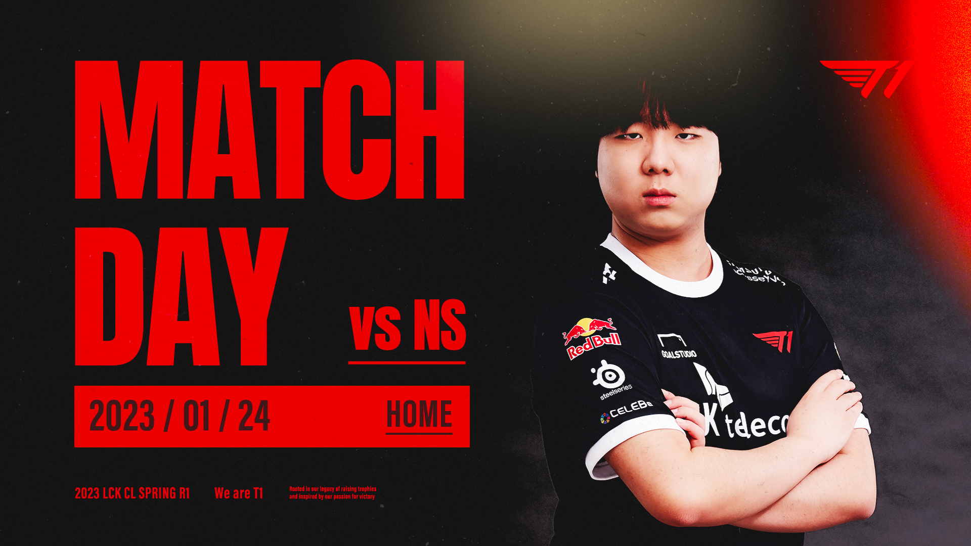 T1 LoL on Twitter: "[2023 #LCKCL Spring R1 M3 vs. NS] 기필코 승리를 쟁취해 주마. 단칼에 보내 드리지!⚔ Victory is ...