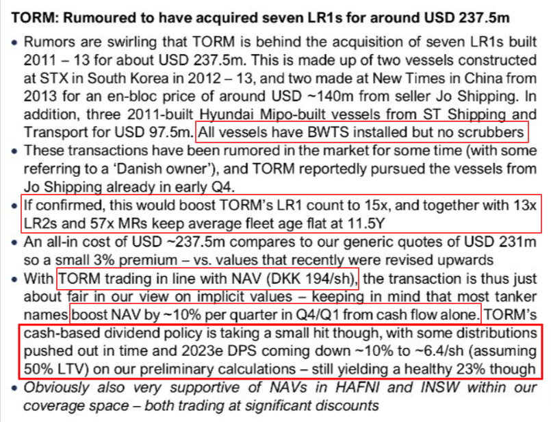In addition to the 4 LR1's reported previously, it looks like $TRMD ...