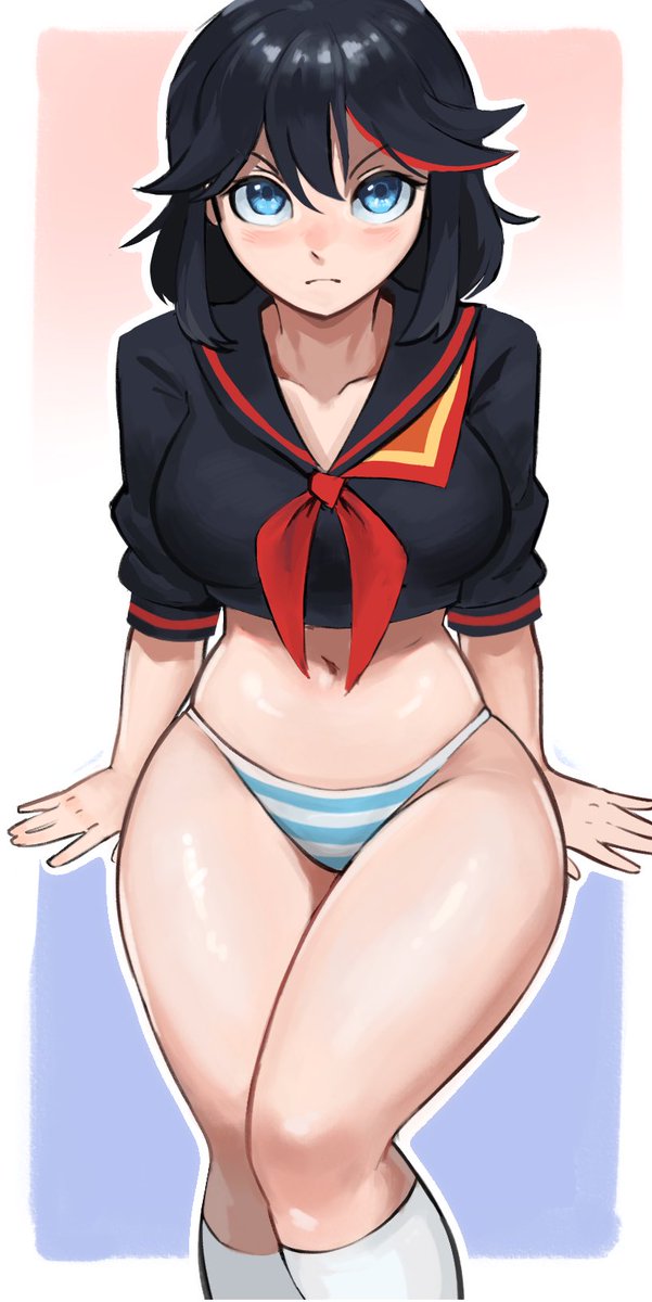 Serban (🔞) 💛💙 on Twitter: "RT @SagaAndersArt: ryuko pantsu"