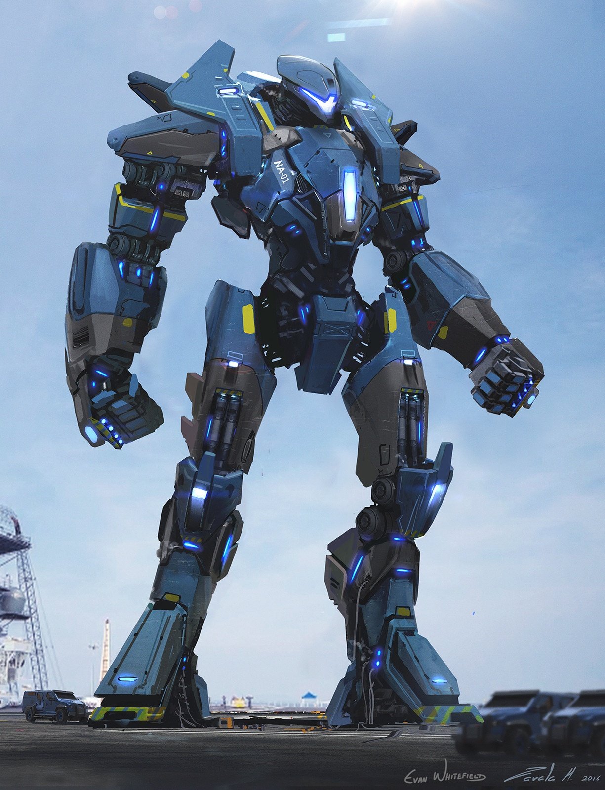 Jaeger Pacific Rim Concept Art