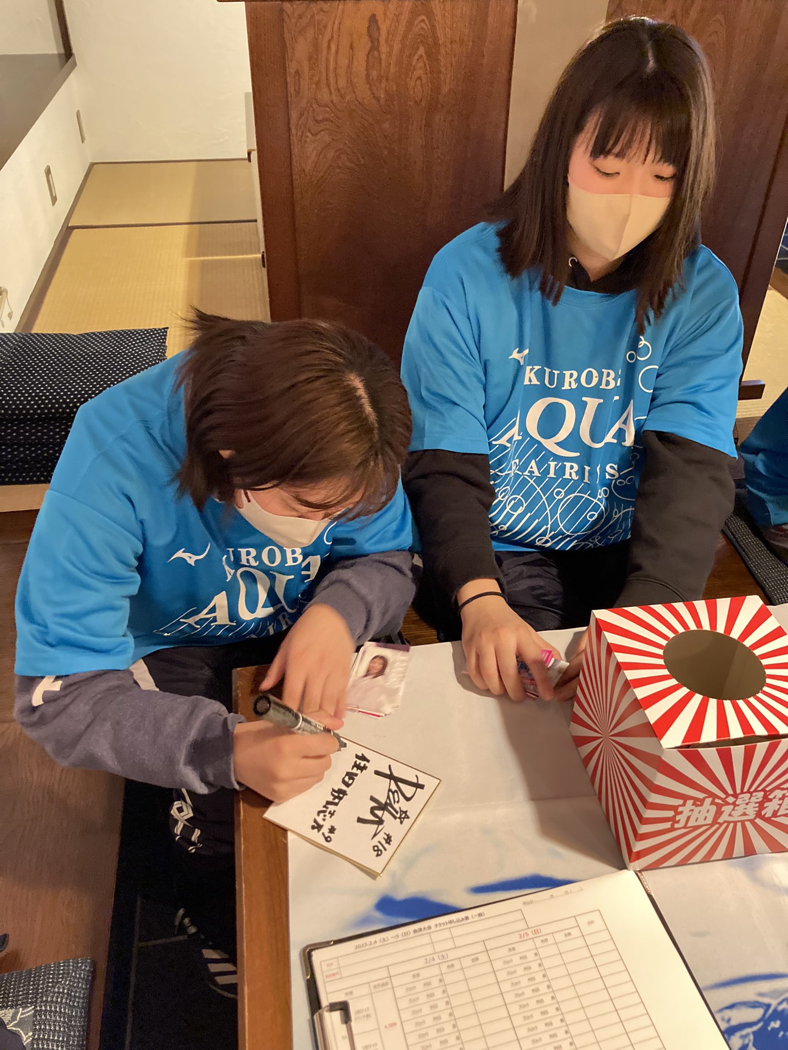 KUROBEアクアフェアリーズ【公式】 on Twitter: "🌟わび助さん、ありがとうございました😊 今日は、お邪魔させて頂きありがとうございました‼️ わずかな時間でしたが、ファンの方も ...