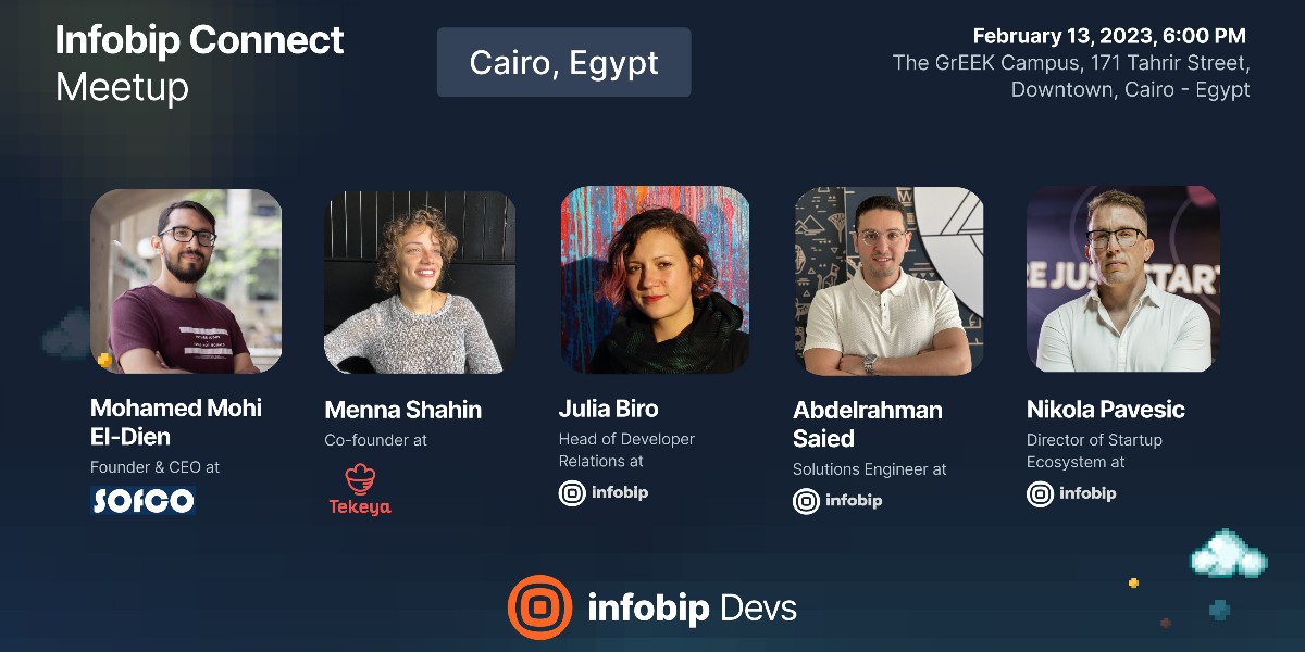 Infobip on Twitter: "To all devs, startups, and tech enthusiasts, meet us at our 'Infobip ...