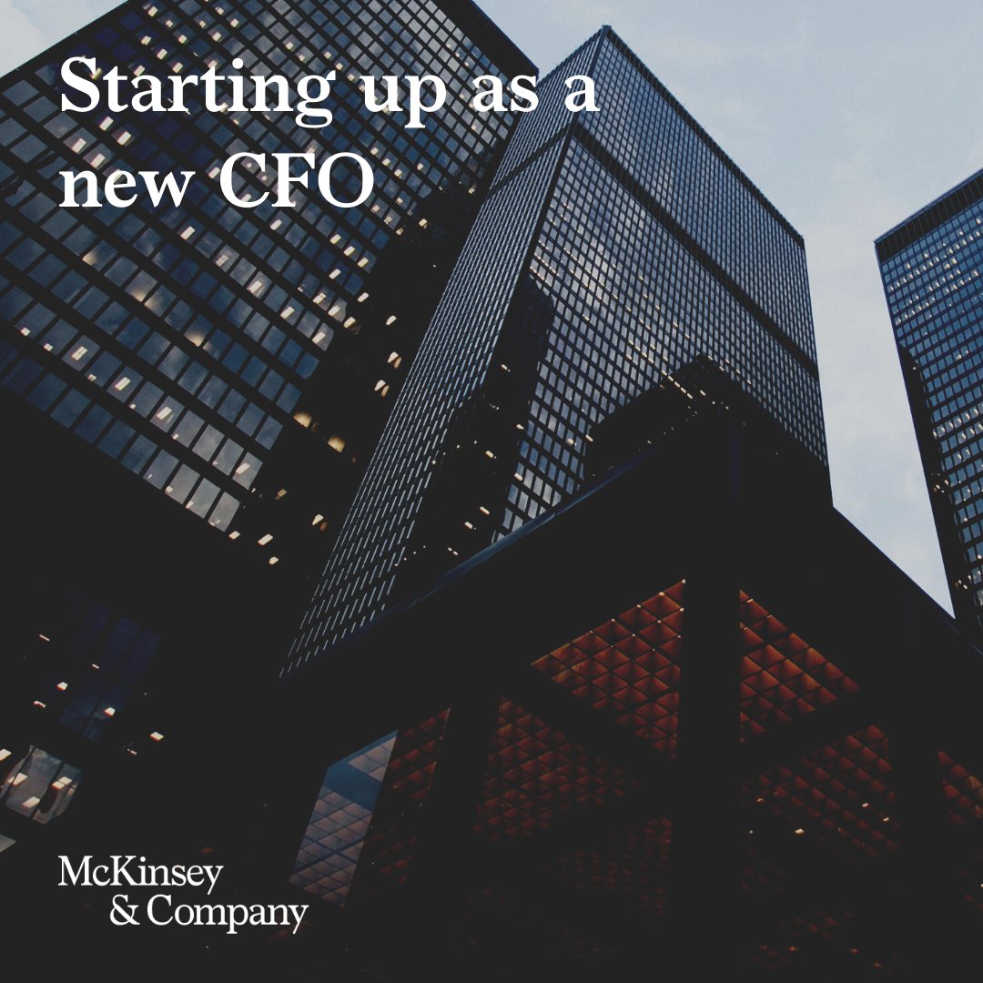 McKinsey & Company on Twitter: "Landed a new role as #CFO recently? McKinsey has you covered ...