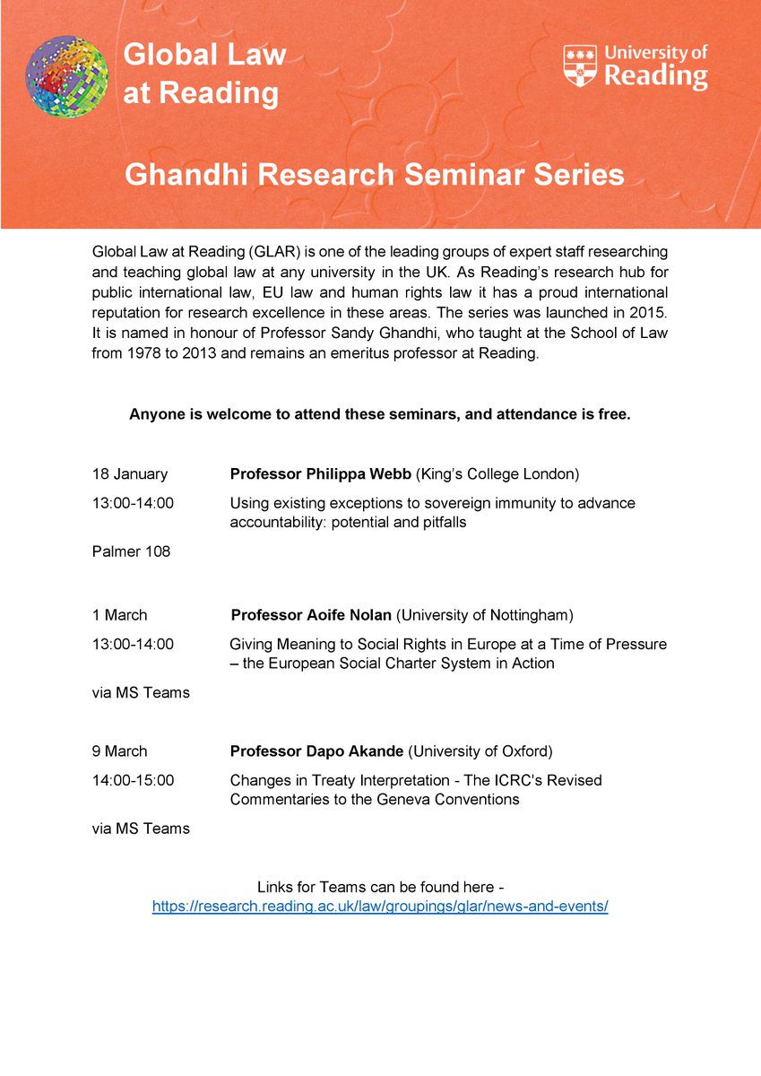 GLOBAL LAW AT READING (GLAR) - Law Research