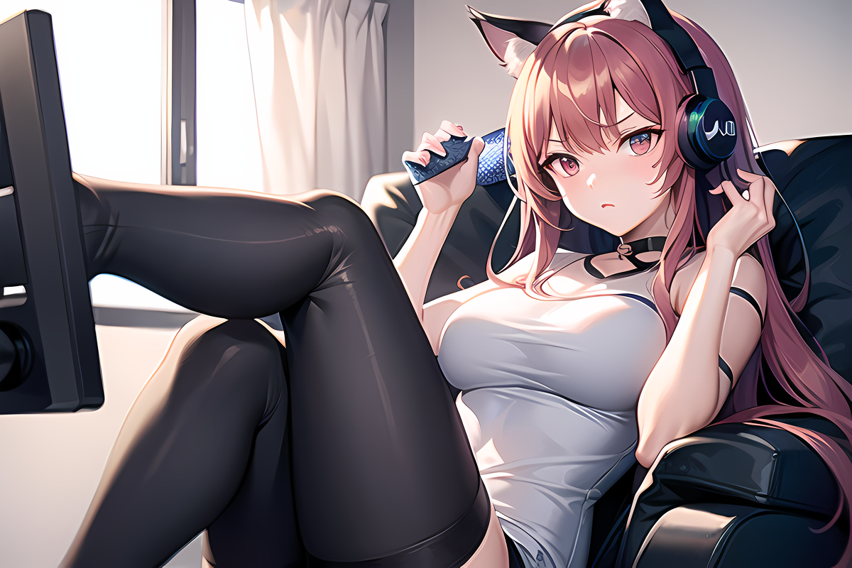 Void Men AI Maker on Twitter: "Gamer Girls https://pixiv.net/artworks/104762772…"