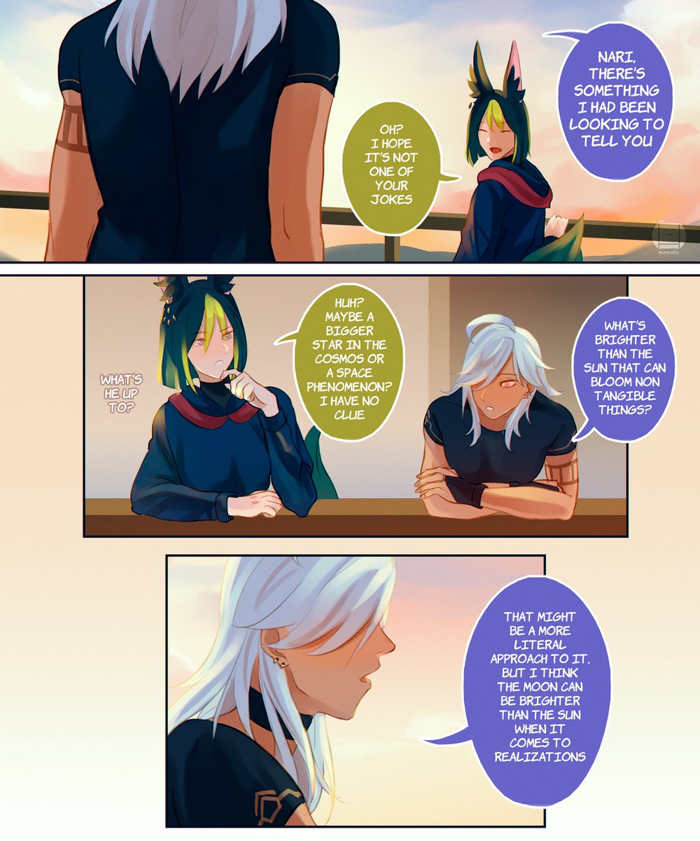 pt. 5/6) will tighnari stay the night? 」|alex 🌟 @ k0fi requests OPEN 🌻の漫画