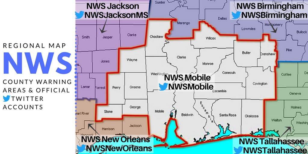 NWS Mobile on Twitter: "🌪⛈ With severe weather possible across the area late Tuesday into ...