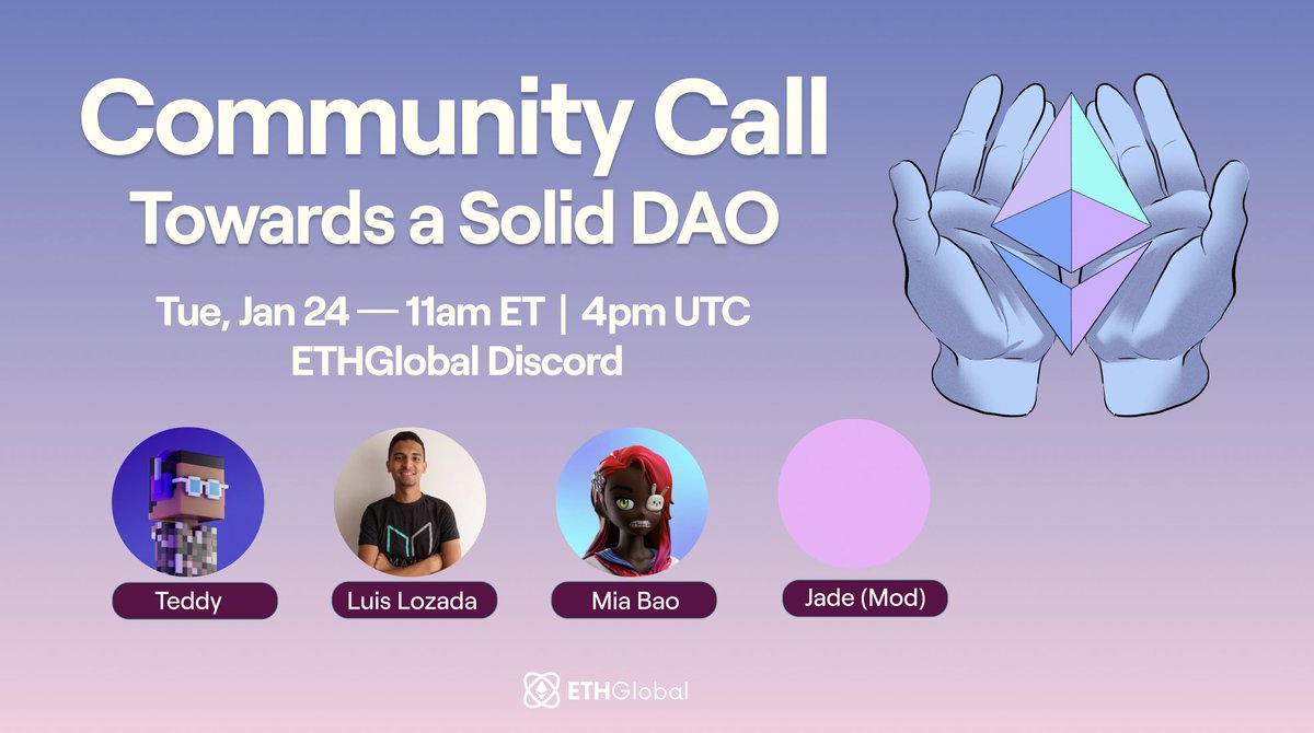 MakerDAO Growth on Twitter: "Join us on this community call with @ETHGlobal frens to discuss ...