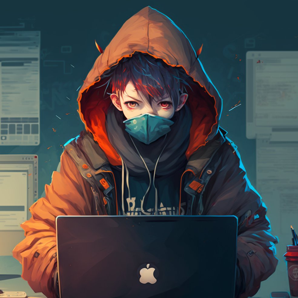 Anime Hacker Boy