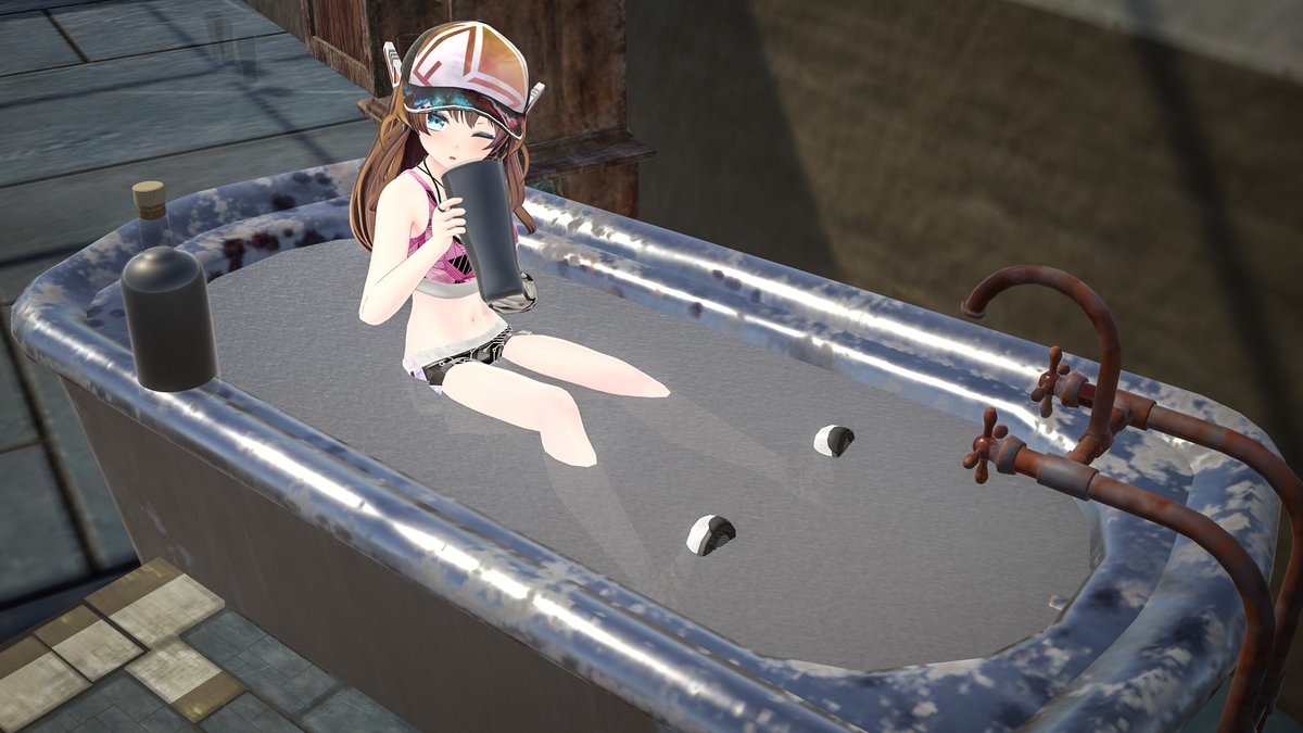 三号 on Twitter: "水銀の風呂 BATHTUB OF MERCURY By あおいるり[AOI_RURI] https://vrchat.com/home/world/wrld ...