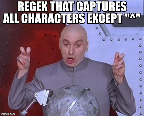 Meme Overflow On Twitter Regex That Captures All Characters Except Stackoverflow 