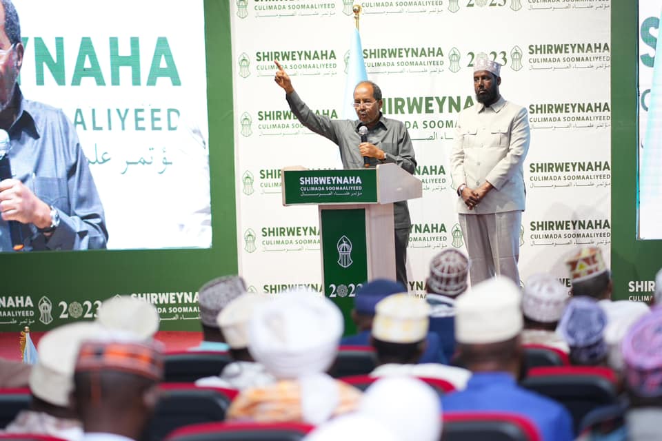 Villa Somalia on Twitter: "H.E @HassanSMohamud opens #Somali Religious Scholars summit organized ...