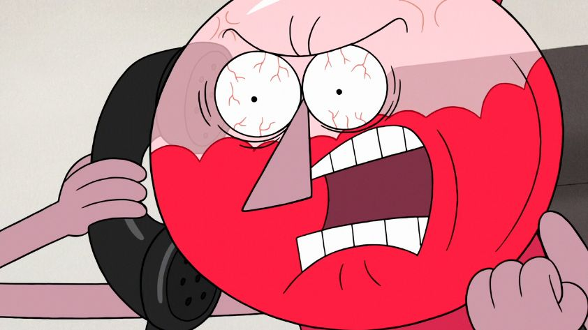 Regular Show Benson Crying