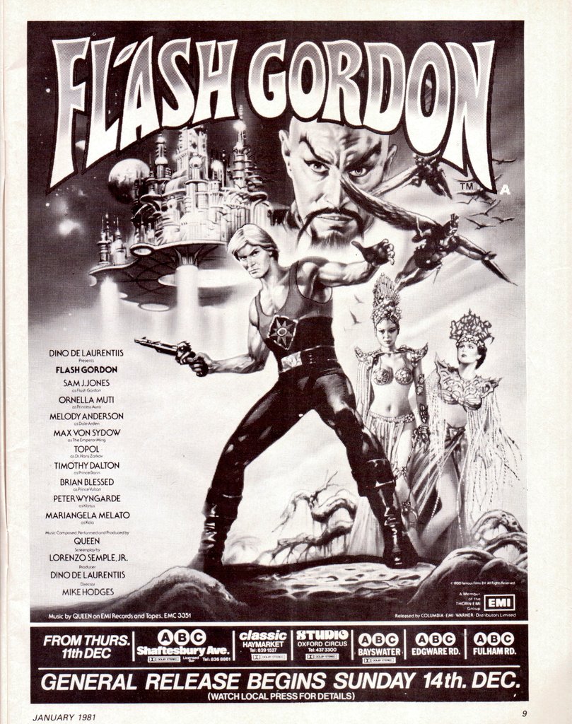 Graeme Wood on Twitter: "From January 1981 PHOTOPLAY FILM MONTHLY features Flash Gordon! Jack ...