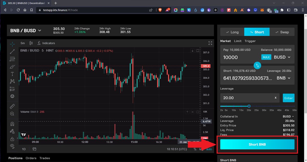 BitByte Crypto on Twitter: "⏭️Opening Long/Short positions: 🔹Click “Enable Leverage”, then click ...