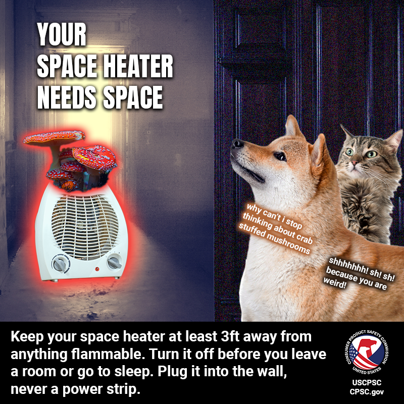 Space Heater Memes YZEGDCH Space Heater For Home Clearance,Car 12V