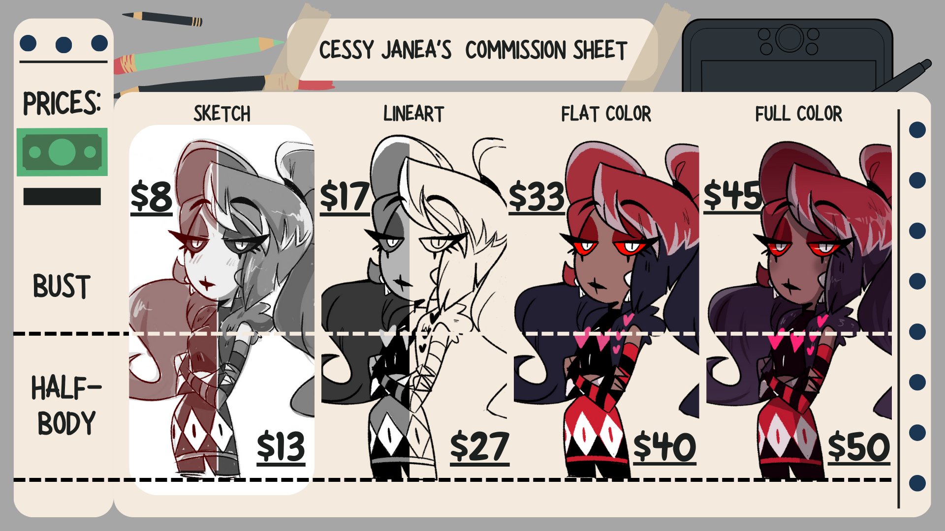 Cessy 🚫Commissions CLOSED🚫 on Twitter: "Hello! Im open for commissions again. This time I ...