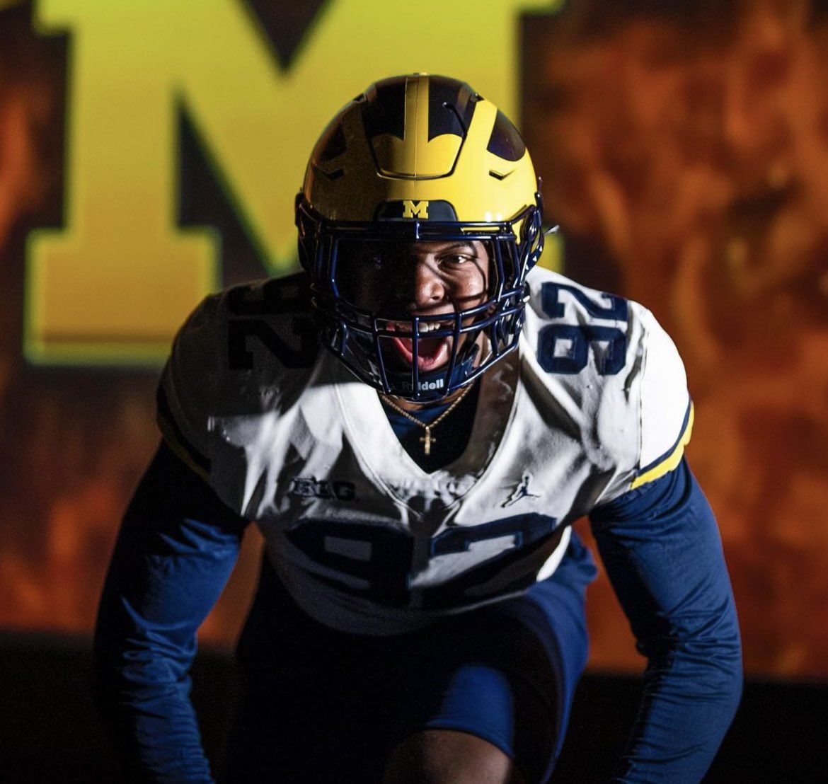 Michigan Wolverines on Twitter: "2023 4⭐️ Stanford DL commit Cameron Brandt on his official ...
