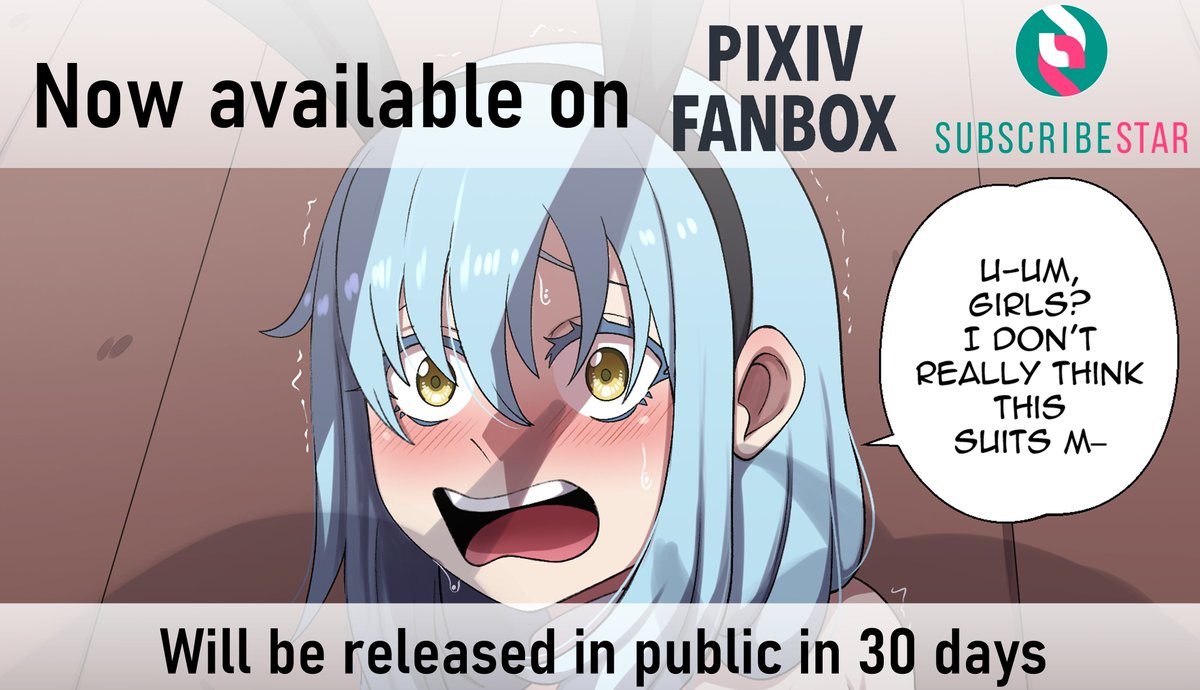 SemiDraws🔞🇨🇴 on Twitter: "RT @Whiplashaarts: Ayo, slime in a bunny suit~🗿 Full version: https ...