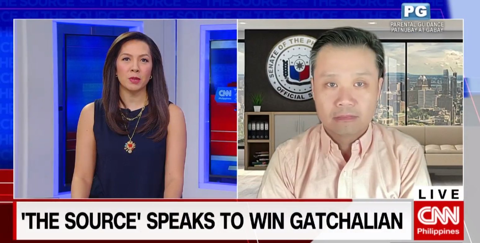 CNN Philippines on Twitter: "Senate Ways and Means Committee chairman Win Gatchalian joins us on ...