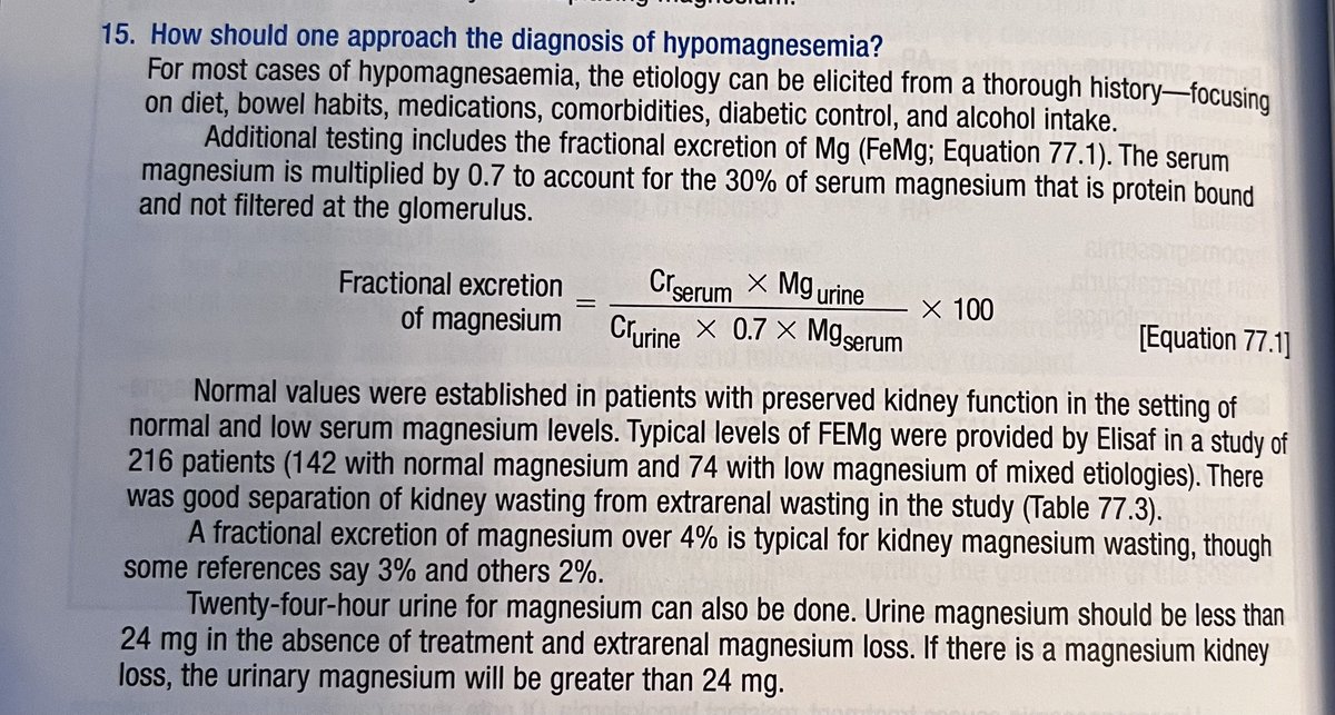 When calculate the fractional excretion you are supposed to multiply ...