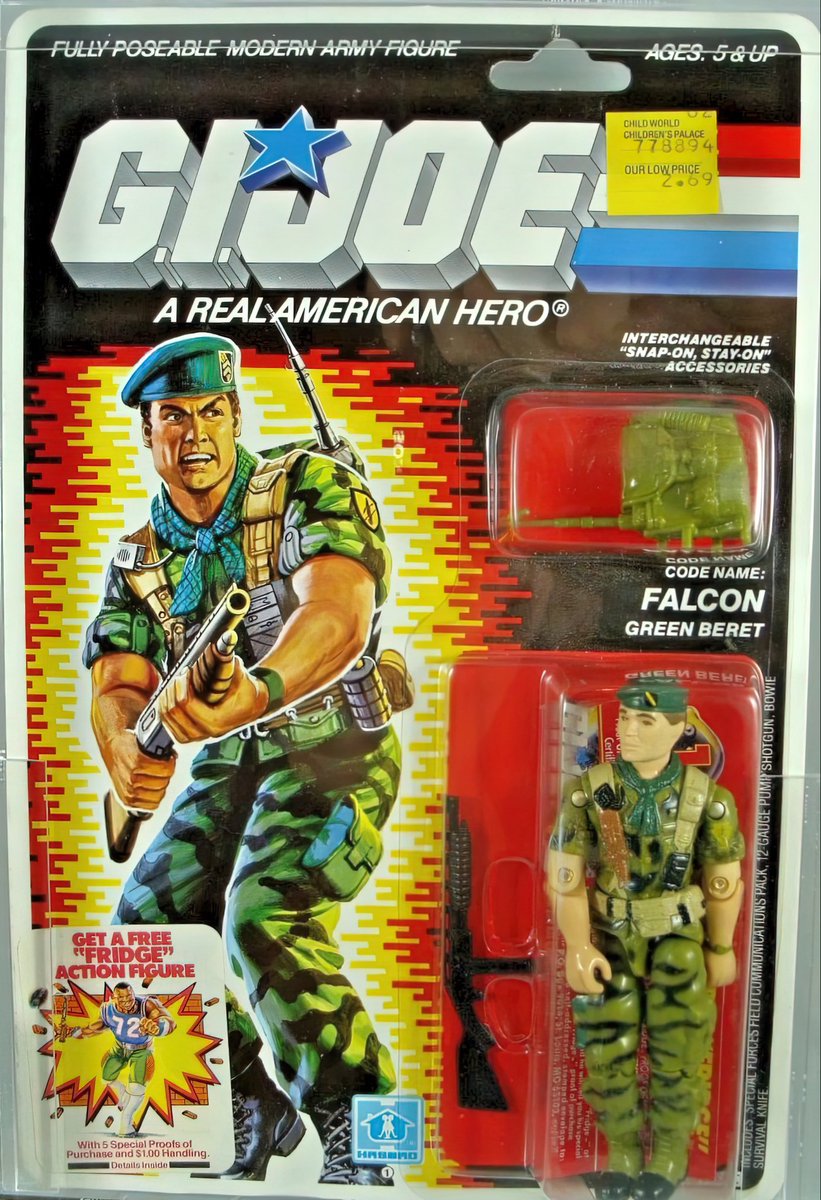 Classic G.I. Joe on Twitter: "Green Beret. Code Name: FALCON. First appeared on toy store ...