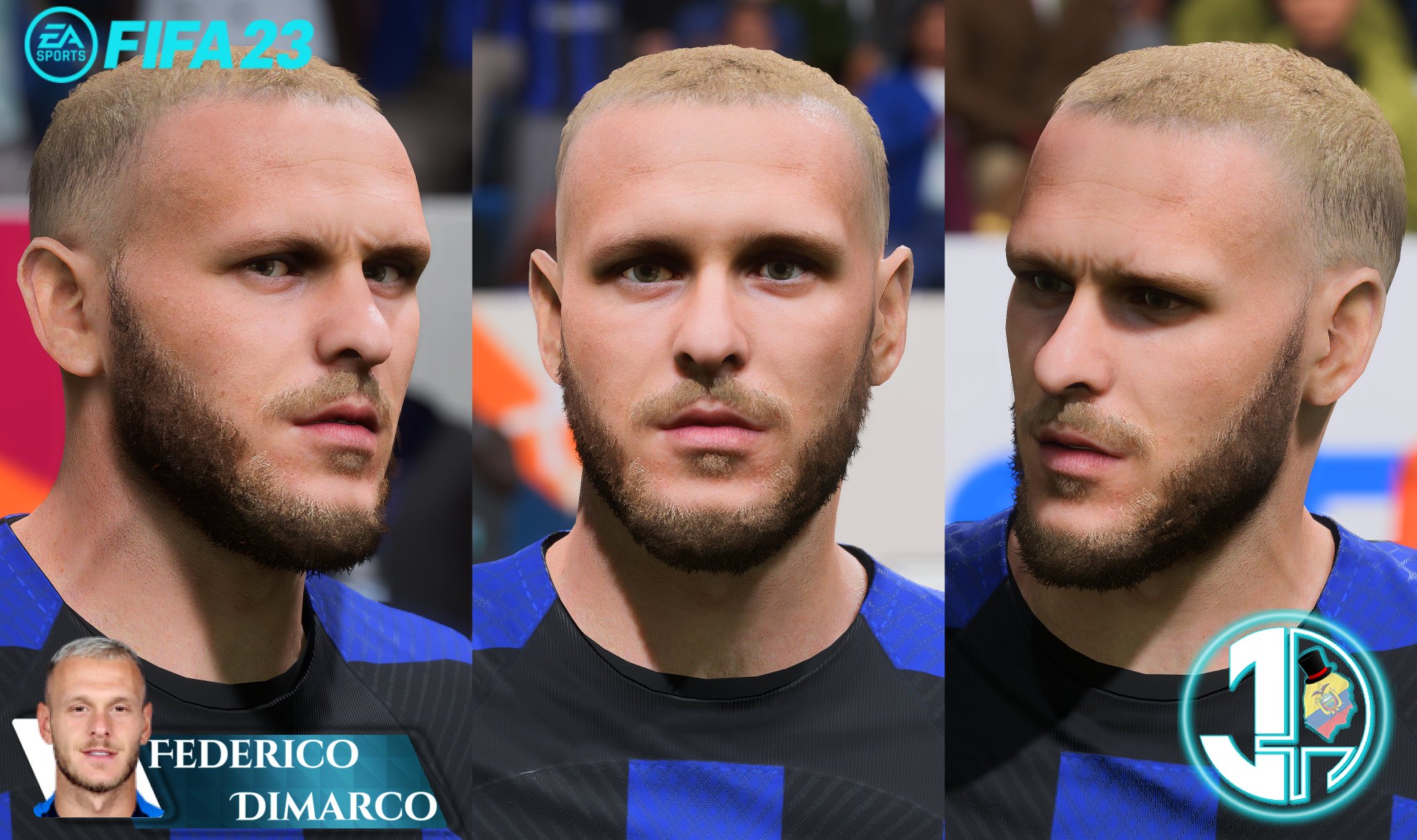 JenAlex_Facemaker on Twitter: "⏩Mod Next Gen Fifa⏪ ⚪️Federico Dimarco 🇮🇹 (Fifa23) @Inter_es # ...