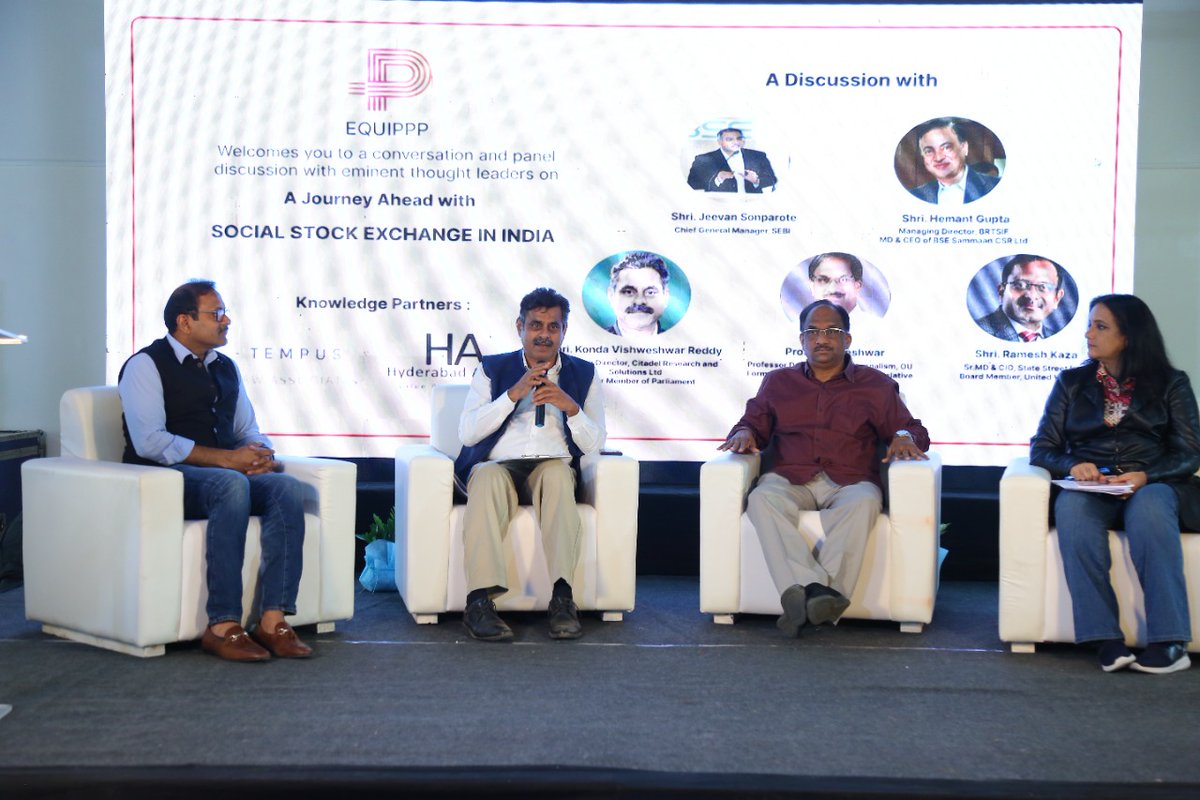 Konda Vishweshwar Reddy on Twitter: "Participated in a knowledge session organized by Equippp ...