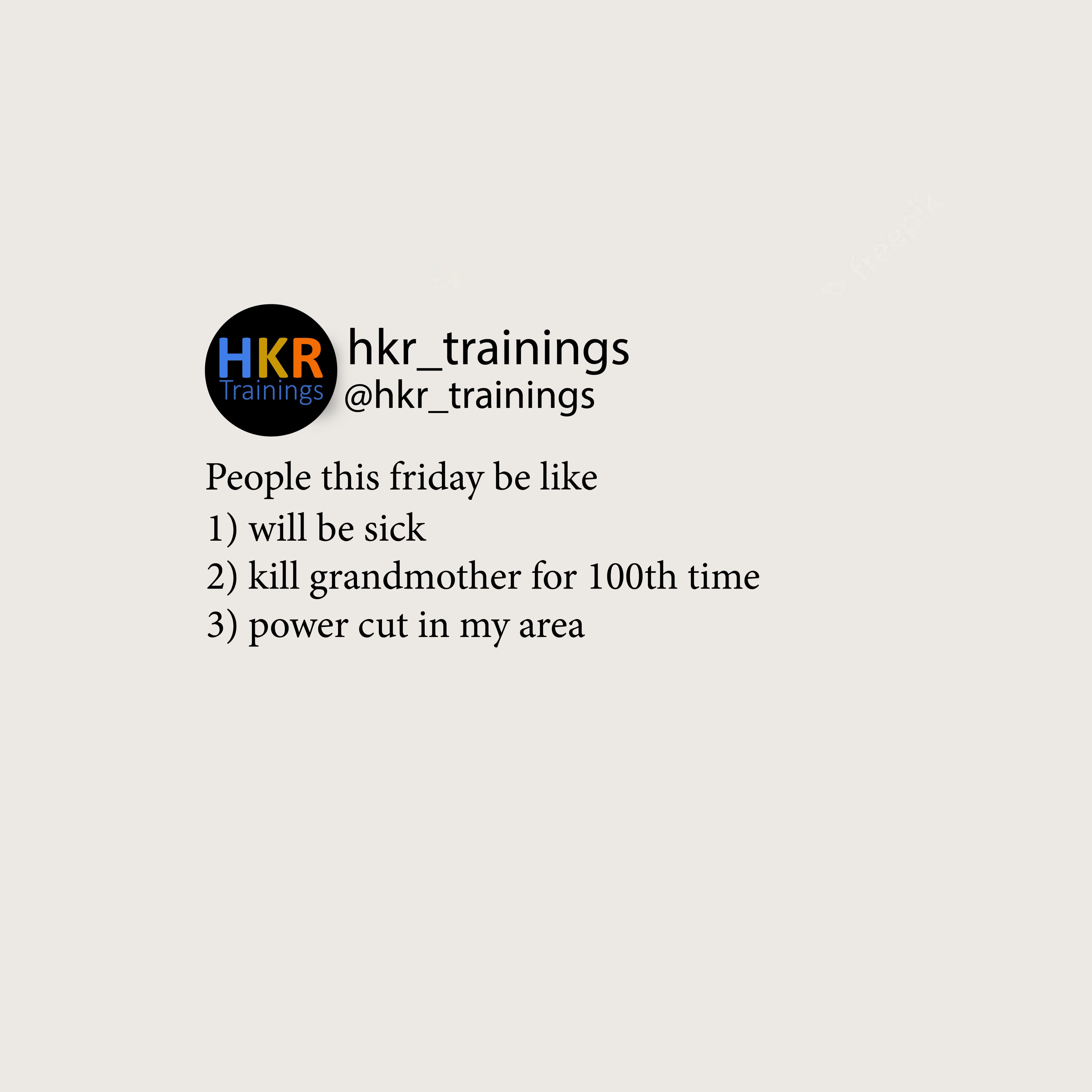 HKR Trainings (@hkrtraining) / Twitter