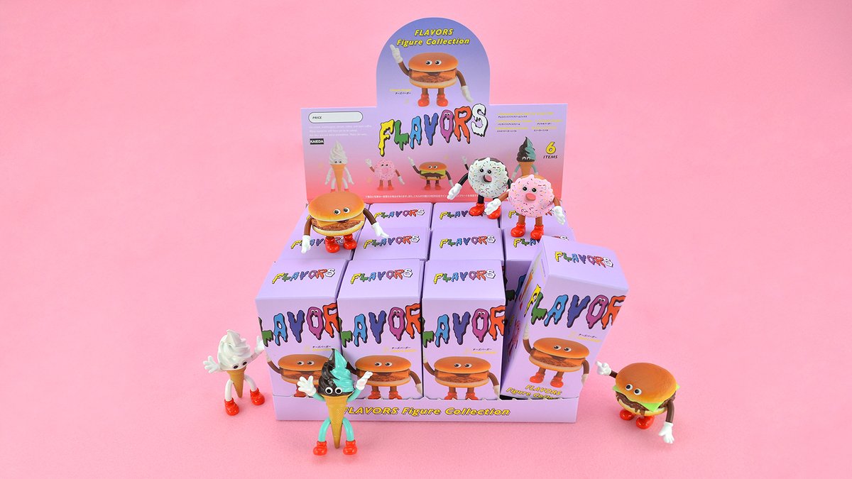 ケンエレファント【公式】 On Twitter 「flavorsフィギュアコレクション」12個boxの予約を開始しました🍔