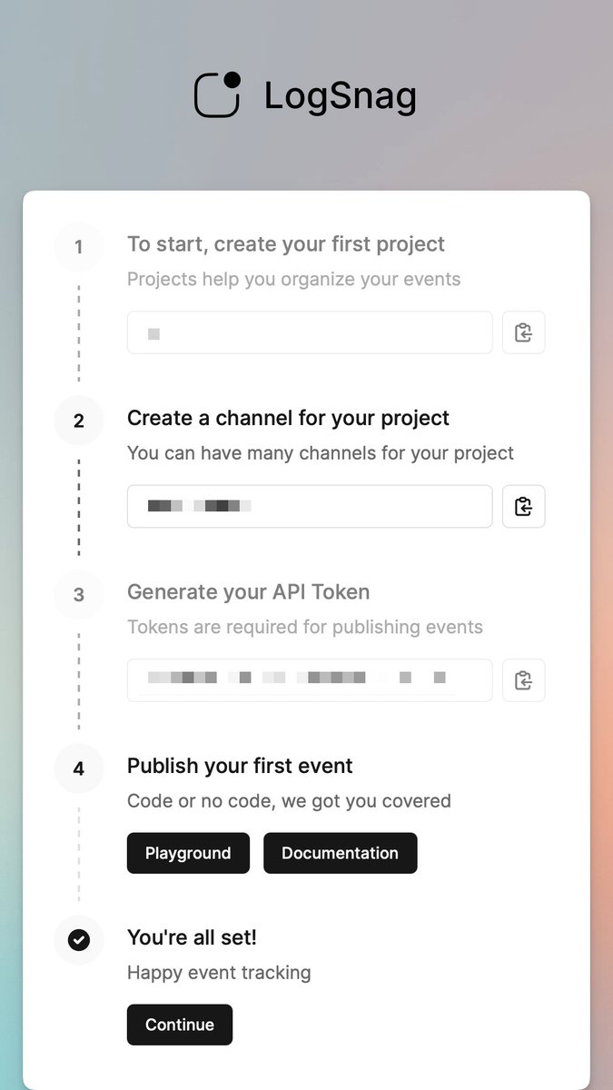 shadcn on Twitter: "Implemented @LogSnag to get some insights on the components. The onboarding ...