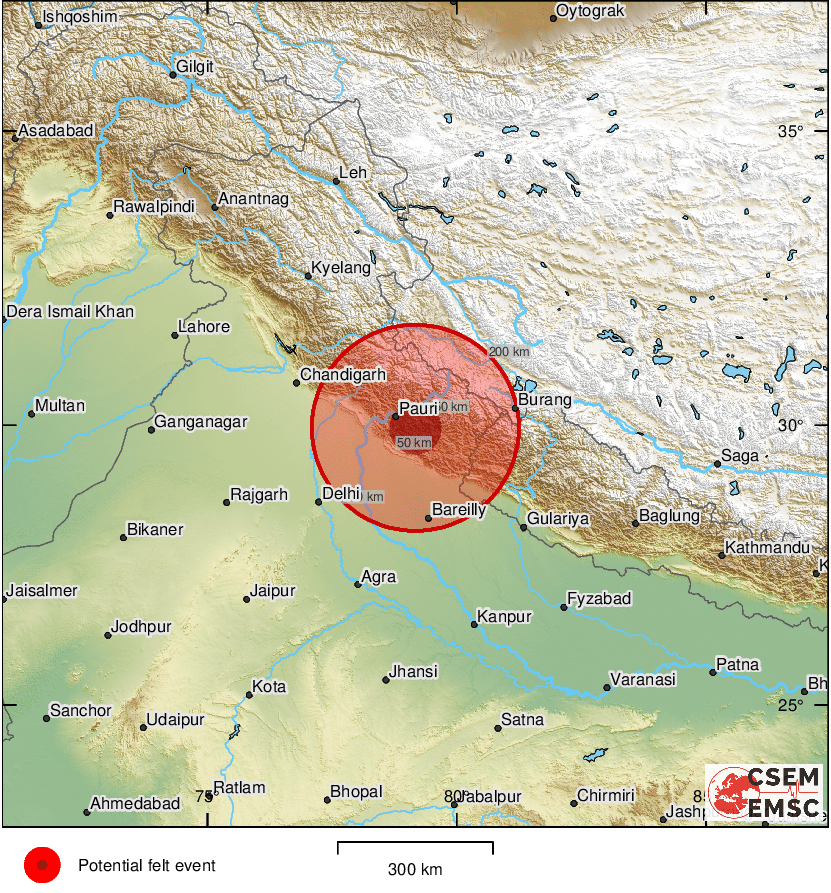 Sulaiman Mountains Map