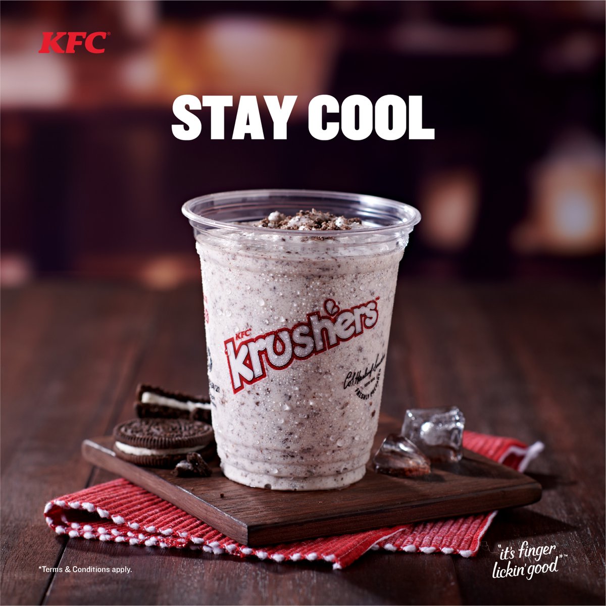 KFC Uganda on Twitter: "Beat the heat with a tasty Oreo Krusher for UGX 10,000. Available at all ...