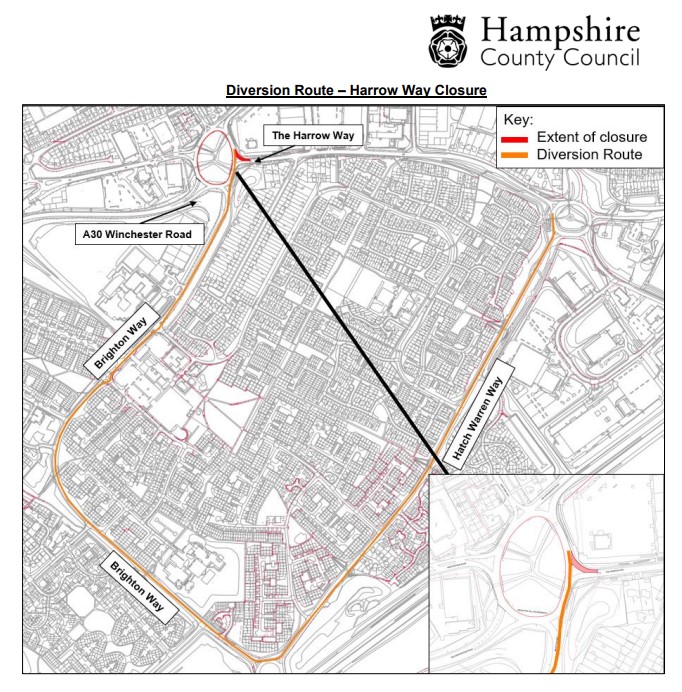 Brighton Hill Basingstoke Map at Gerald Maurer blog