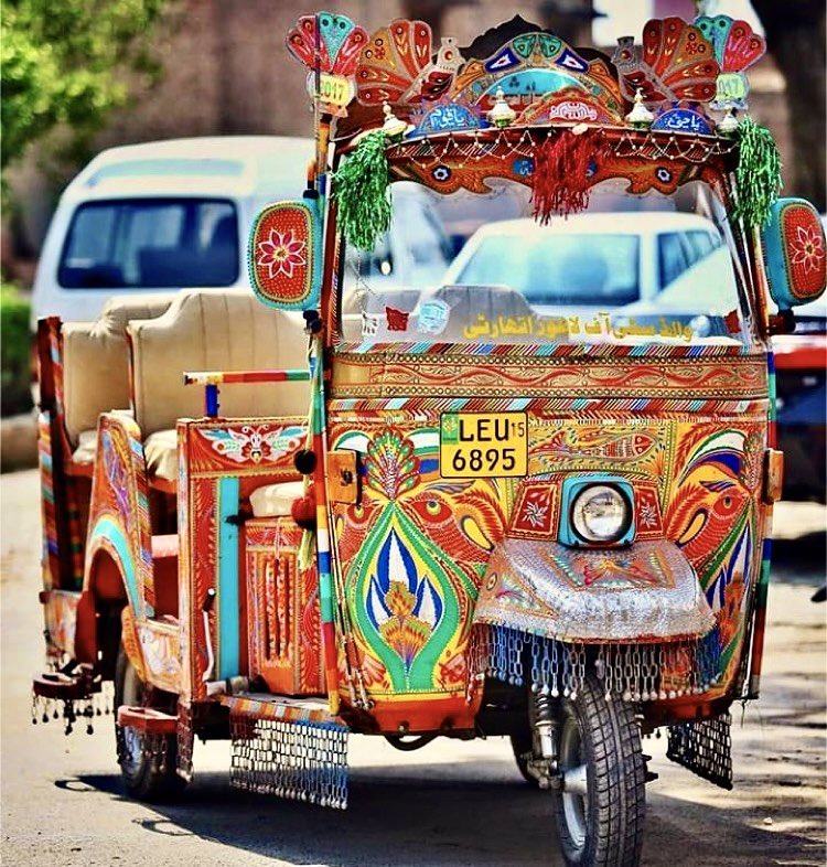 The Rickshaw or Tuk Tuk is a popular form of transport in South Asia ...