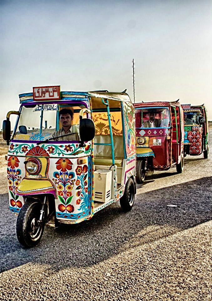 Pakistani Rickshaw Art