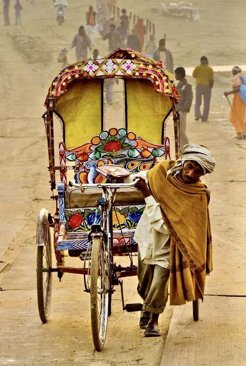 The Rickshaw or Tuk Tuk is a popular form of transport in South Asia ...