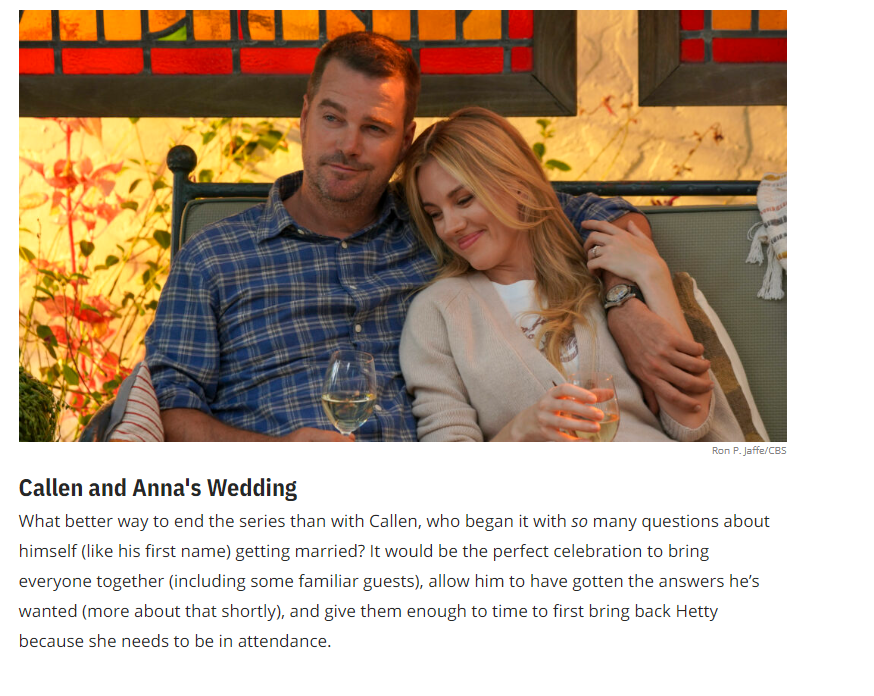 Mrs.Callen-McGarrett on Twitter: "yes we definitely need this!!!!! #Callanna we need to see our ...