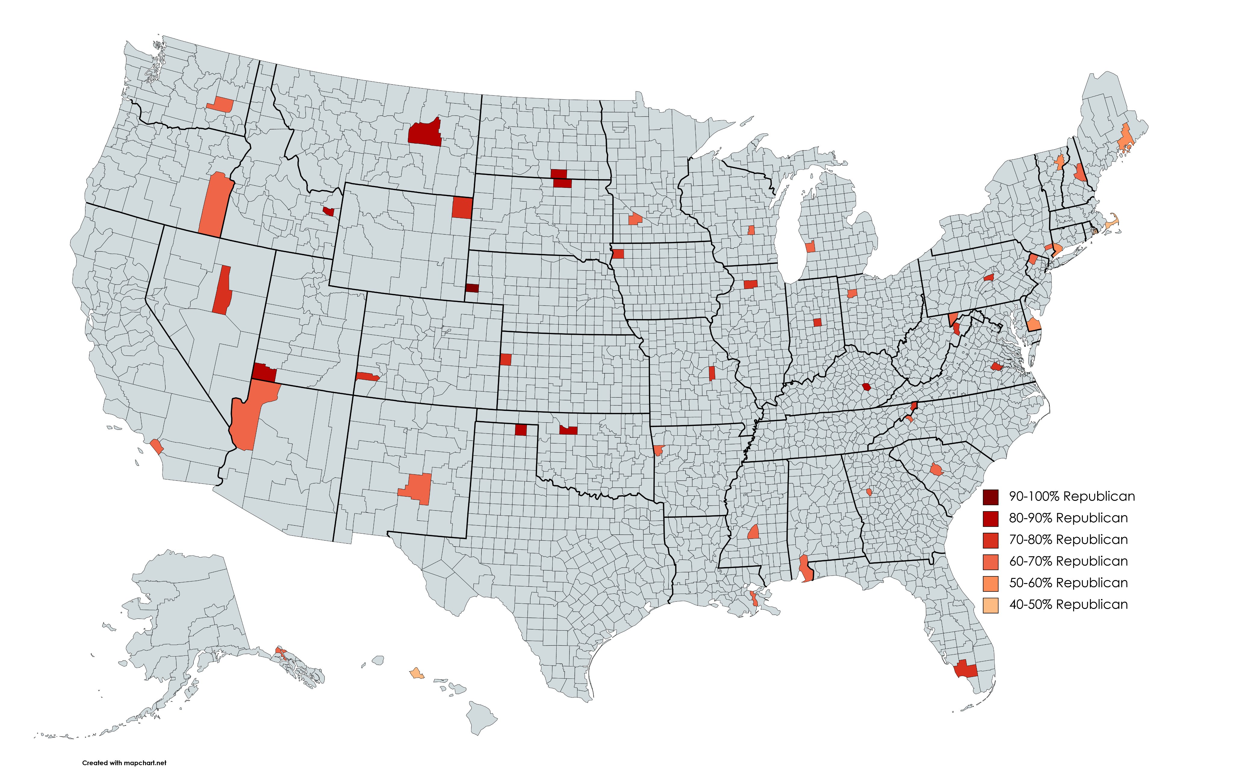 1980 Presidential Election Map