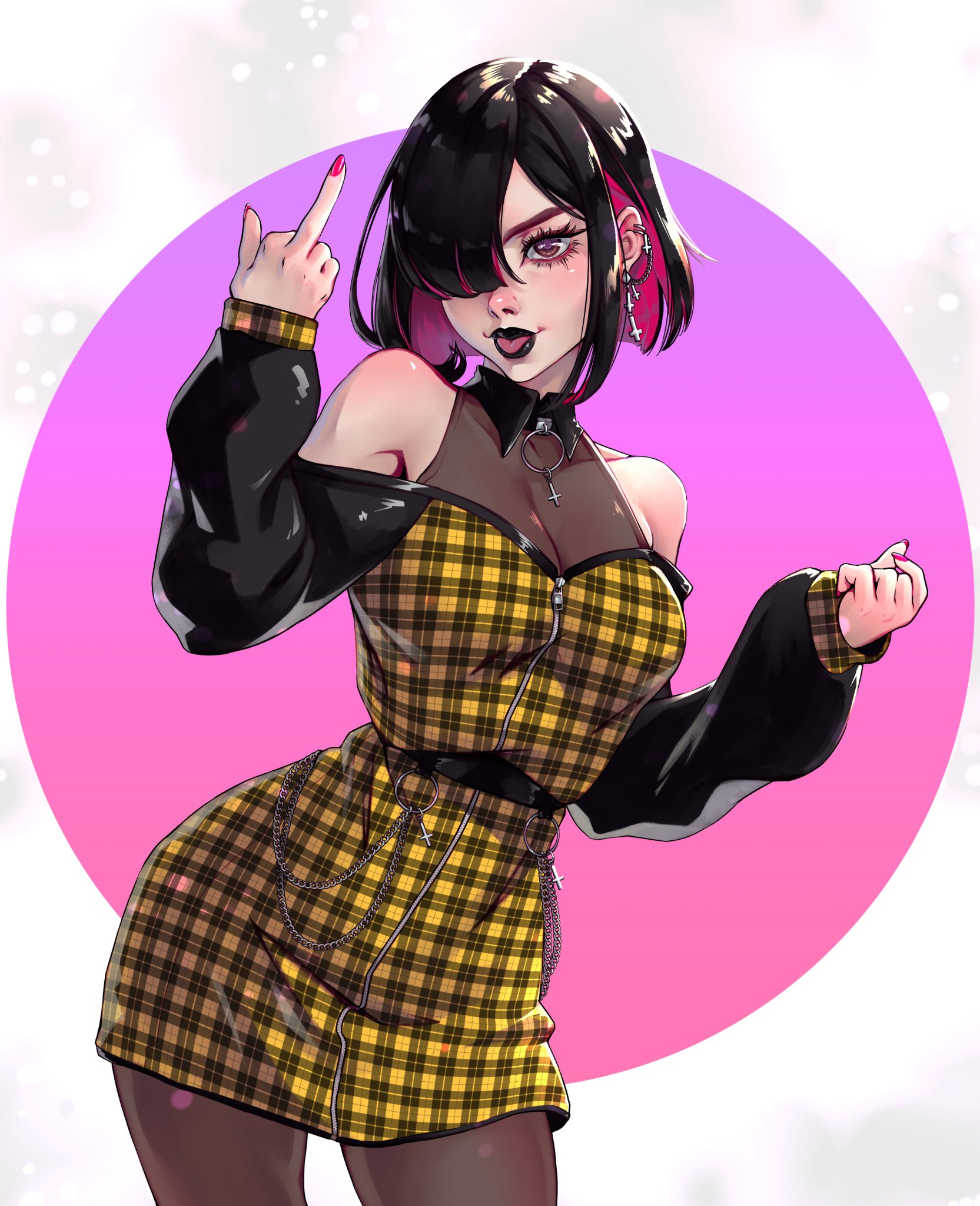 Seika 🌸 on Twitter: "🖕 (Commission of @Tulipsie_'s OC, Nellie ♥) https://t.co/fjd0CGgmWR" / Twitter