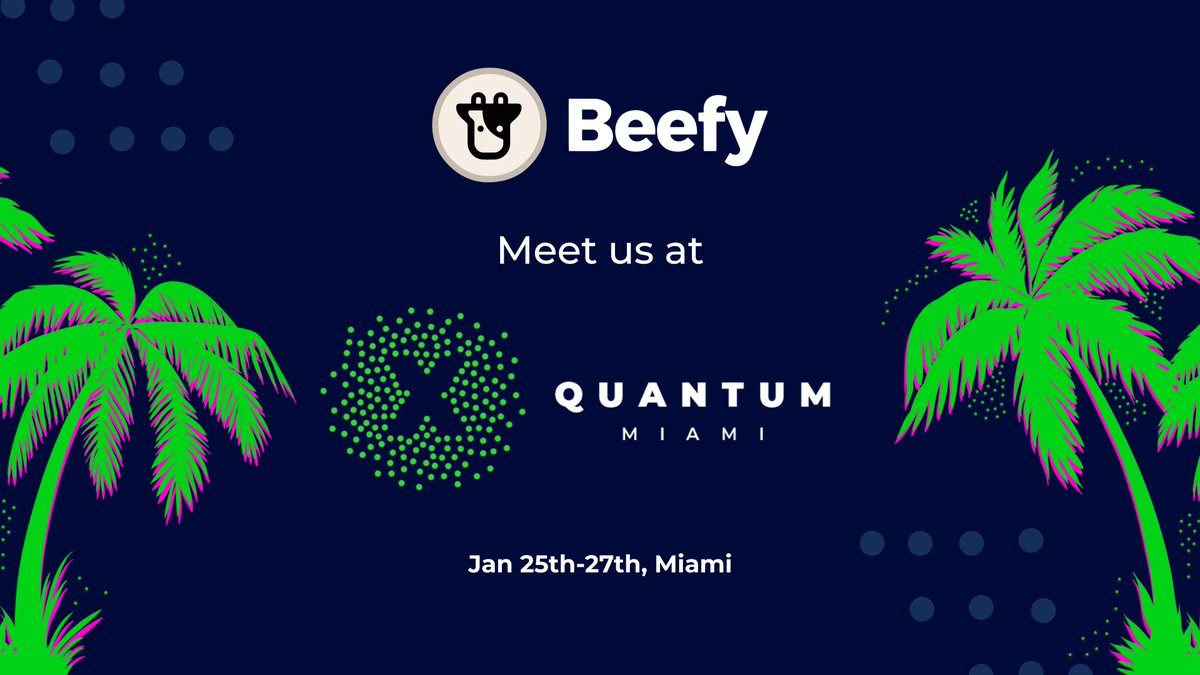Beefy on Twitter: "On our way to Miami 🛫 @quantum_miami #AlwaysBullish"