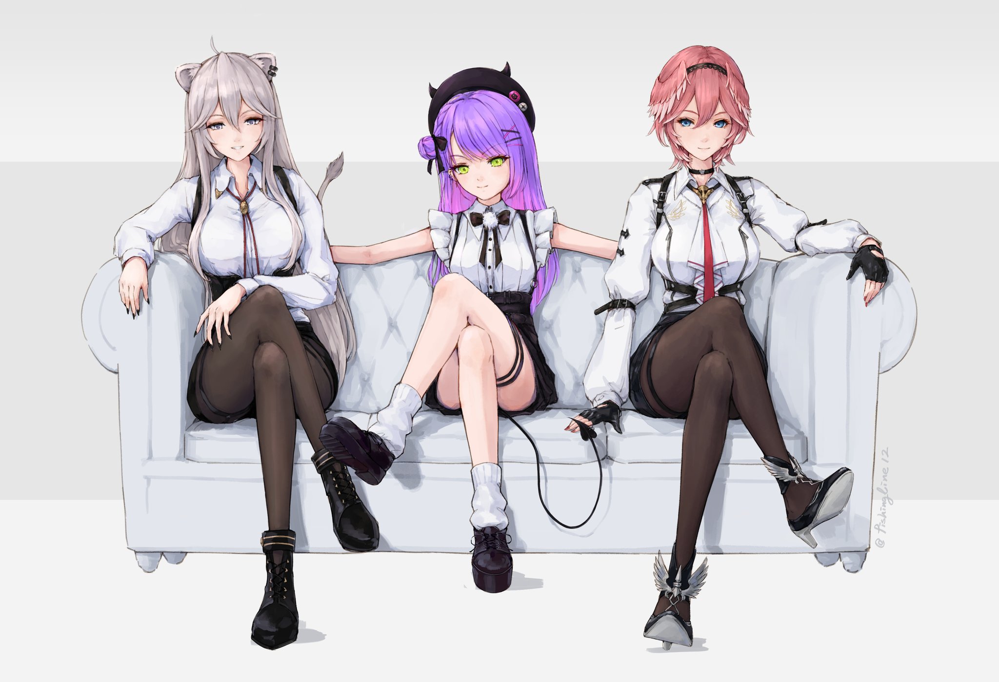 Fisher on Twitter: "BLT #ししらーと #TOWART #Luillust https://t.co/8cVwVESql2" / Twitter