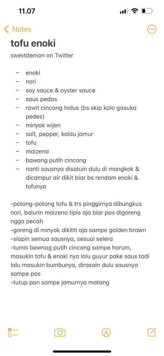 syee 🧃 on Twitter: "tofu enoki pedes enak bangett