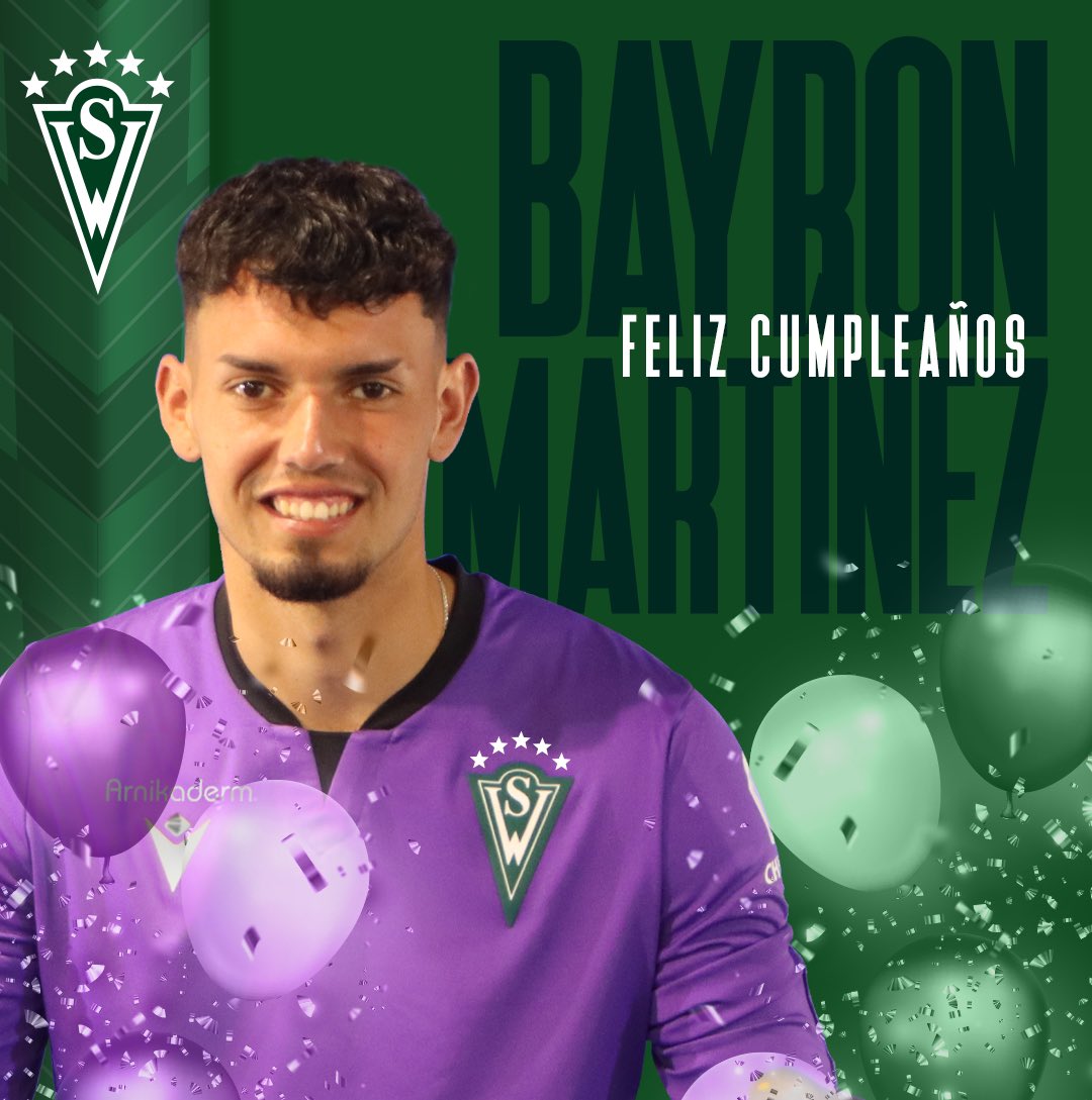 Le deseamos un feliz cumpleaños a nuestro arquero formado en casa Bayron Martínez, quien hoy ...